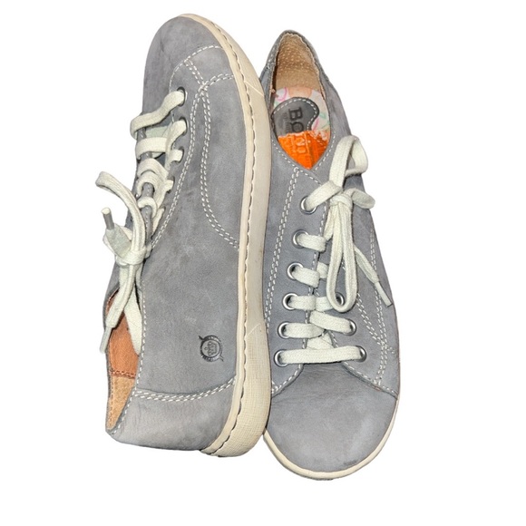 Born | Shoes | Born Trevan Casual Sneakers Steele Blue Suede Leather ...